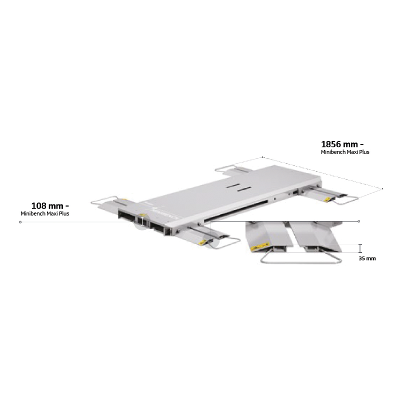 SAPE | SPANESI MINI BENCH - BED AND SILL CLAMPS